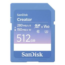 Sandisk Creator SDXC-Speicherkarte 512 GB