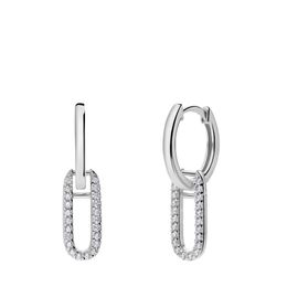 Lucardi Earrings 'Minimalistisch' female Silver size Onesize