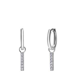 Lucardi Earrings 'Minimalistisch' female Silver size Onesize