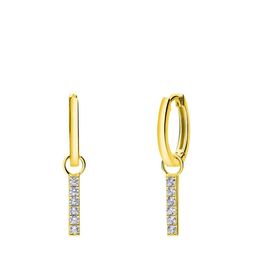 Lucardi Earrings 'Minimalistisch' female Gold size Onesize