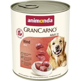 animonda GranCarno Original Nassfutter Hund Adult, Rind 24x800 g