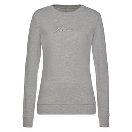 Bench Sweatshirt Damen Gr&ouml;&szlig;e XS/S graumeliert