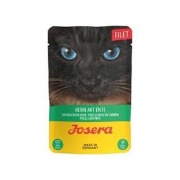 Josera Nassfutter Katze, Adult, Filet, Huhn mit Ente 16x70 g