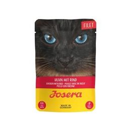 Josera Nassfutter Katze, Adult, Filet, Huhn mit Rind 16x70 g