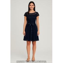 Swing Kleid Damen Gr&ouml;&szlig;e M Second Hand marine