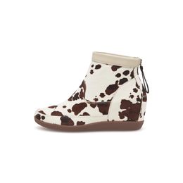 Woden Stiefelette 'Emmy Animal' Damen Gr&ouml;&szlig;e 39 beige / dunkelbraun / wei&szlig; Winterschuhe