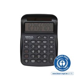 Maul Tischrechner ECO MJ 555 Solar 1-zeilig, 10 Ziffern schwarz