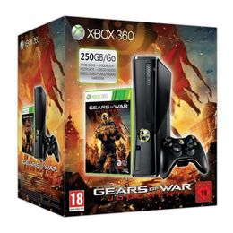 Microsoft Xbox 360 Slim - Schwarz