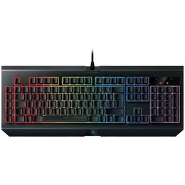 Razer Tastatur AZERTY Französisch mit Hintergrundbeleuchtung BlackWidow Chroma V2