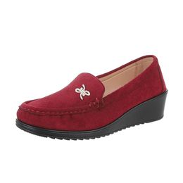 Ital-Design Classic Flats female Red size 36