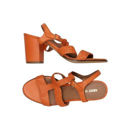 ABOUT YOU Sandalen Damen Gr&ouml;&szlig;e 39 Second Hand orange