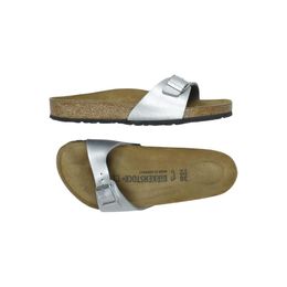 Birkenstock Sandalen Damen Gr&ouml;&szlig;e 36 Second Hand silber