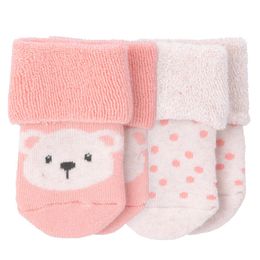 Topomini 2 Paar Newborn Socken mit Umschlag