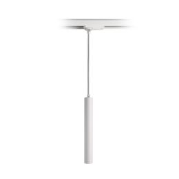 Deko-Light LED-Pendel Slim 1-Phasen-Schiene, wei&szlig;, Alu, 5W, 2.700 K