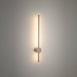 LED-Wandleuchte Orla S, sand, Aluminium, Höhe 65 cm