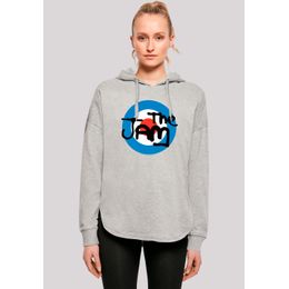 Kapuzenpullover F4NT4STIC "The Jam Band Classic Logo", Damen, Gr. XS, grau, Obermaterial: 100% Baumwolle, oversize, Pullover Kapuzenpullover, Premium Qualität