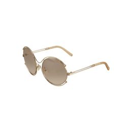 Chlo&eacute; Chlo&eacute; Sonnenbrille Damen Gr&ouml;&szlig;e One Size Second Hand gold