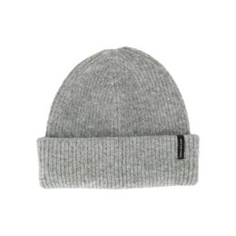 Beanie LES'ARCS "Veik", Jungen, grau, Elasthan, unifarben, M&uuml;tzen Beanie, im minimalistischen Design
