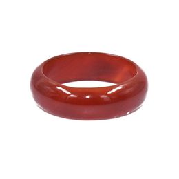 Fingerring Firetti "Schmuck Geschenk Edelstein" Gr. 17, rot, Fingerringe, Damen, 17, Material, 5mm, Fingerring, Made in Germany - mit Achat, Hämatit, Aventurin oder Karneol