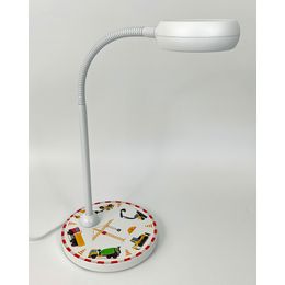 Niermann Nachttischlampe "Tischleuchte Baustelle", bunt (multi color), 1, 1 Stk., Leuchten, Hochwertige Tisch-Leseleuchte, Kinderlampe