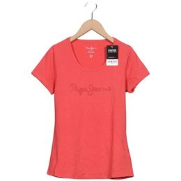 Pepe Jeans T-Shirt Damen Gr&ouml;&szlig;e L Second Hand rot