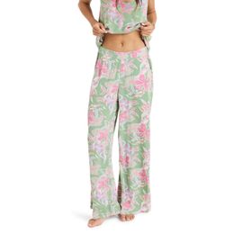 Outdoorhose Roxy "Hibiscus Island", Damen, Gr. M, basil kartofeel apparel, 100% Viskose, Hosen Outdoorhose
