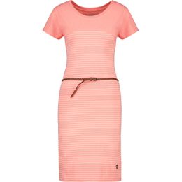 alife and kickin Sommerkleid ALIFE & KICKIN "Damen ClarinaAK Z", Damen, Gr. XL, Normalgrößen, rosa (ocean coral), 65% Baumwolle, 35% Polyester, Kleider Sommerkleid