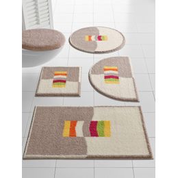 Badematte Grund Gr. 2, wei&szlig; (beige, sanftes wei&szlig;), rechteckig (90cm x 50cm ), 1 Stk., Badematten, Badematte