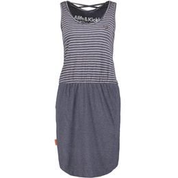 alife and kickin Jerseykleid ALIFE & KICKIN "Damen RosalieAK", Damen, Gr. XS, Normalgr&ouml;&szlig;en, blau (marine), 65% Baumwolle, 35% Polyester, Kleider Jerseykleid