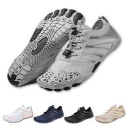 Barfu&szlig;schuh DOTALES "Flowstep Barfu&szlig;schuhe Damen & Herren, Flowstep Barfu&szlig;schuhe", Damen, Gr. 41, Normalschaft, grau (grau, schwarz), Synthetik, Textil, Schuhe Barfu&szlig;schuh Schn&uuml;rschuh, Minimalschuhe