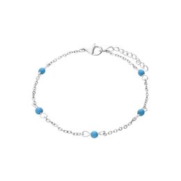 Lucardi Armband 'Geschenk' Damen Gr&ouml;&szlig;e Onesize blau / silber
