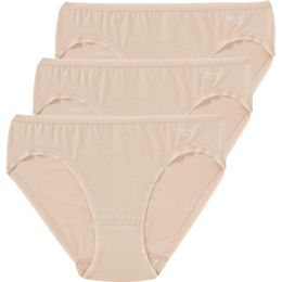 Minislip Speidel "Softfeeling", Damen, Gr. 38, beige (natur), Obermaterial: 46% Baumwolle, 46% Modal, 8% Elasthan, unifarben, körpernah, Unterhosen, atmungsaktiv, basic, elastisch, bequem, Baumwollmix