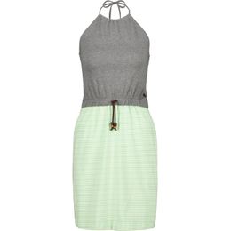 alife and kickin Sommerkleid ALIFE & KICKIN "Damen VerenaAK B", Damen, Gr. L, Normalgr&ouml;&szlig;en, grau (steal melange), 60% Baumwolle, 40% Polyester, Kleider Sommerkleid