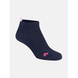 LIEBLINGSST&Uuml;CK Kurzsocken LIEBLINGSST&Uuml;CK "Lovely Socks "KellyEP" aus Baumwollmix", Damen, Gr. 35-38, 490, navy, Baumwolle, Elasthan, Polyamid, metallisierte Fasern, normal, Socken, mit Baumwoll-Anteil