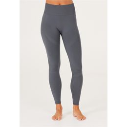 ENDURANCE ATHLECIA Funktionstights ATHLECIA "NAGAR", Damen, Gr. L/XL, EURO-Größen, blau, 83% Nylon, 16% Elasthan, 1% Polyester, unifarben, lang, Hosen, mit angesagtem High-Waist-Bund
