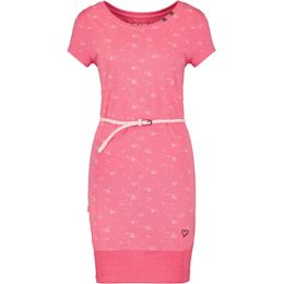 alife and kickin Blusenkleid ALIFE & KICKIN "Damen CocoAK", Damen, Gr. S, Normalgr&ouml;&szlig;en, pink (candy), 65% Baumwolle, 35% Polyester, Kleider Blusenkleid