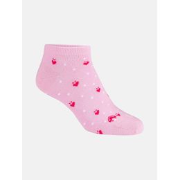 LIEBLINGSST&Uuml;CK LIEBLINGSST&Uuml;CK Damen Kurzsocken "Lovely Socks "DorothyEP" aus Baumwollmix", Gr. 39315, rose, Baumwolle, Elasthan, Polyamid, Socken, mit