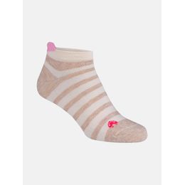 LIEBLINGSST&Uuml;CK LIEBLINGSST&Uuml;CK Damen Kurzsocken "Lovely Socks "GraceEP" aus Baumwollmix", Gr. 39130, beige, Baumwolle, Elasthan, Polyamid, Socken, mit Baumwoll-Anteil