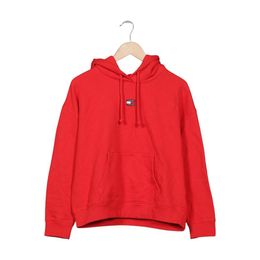 Tommy Jeans Kapuzenpullover Damen Gr&ouml;&szlig;e XL Second Hand rot