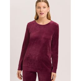 Hanro Sweatshirt ' Favourites ' Damen Gr&ouml;&szlig;e XL weinrot