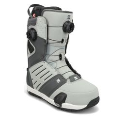 Snowboardboots DC Shoes "Judge Step On" Gr. 12, grau (dunkelgrau, grau), Schuhe, Damen, 12(46), 95.23% Synthetikmaterial, 4.77% Textil