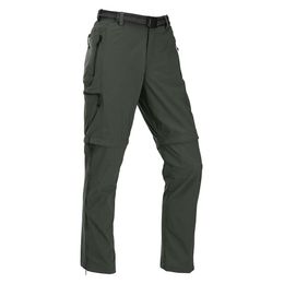 Maul Sport Zipp-Off-Funktionshose "Quebec XT" in Khaki - 52% | Gr&ouml;&szlig;e 58 | Herren-outdoorhosen