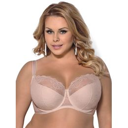 Gorsenia Halbschalen-BH in Beige - 35% | Größe 90E | Damen-bhs