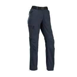 Maul Sport Zippoff-Funktionshose "Montreal II" in Dunkelblau - 54% | Gr&ouml;&szlig;e 38 | Damen-sporthosen