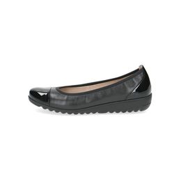 Caprice Leder-Ballerinas in Schwarz - 37% | Gr&ouml;&szlig;e 38 | Damen-ballerinas