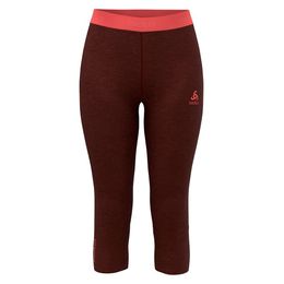Odlo Woll-Funktionsleggings "Woll 150" in Bordeaux - 63% | Gr&ouml;&szlig;e S | Damen-sporthosen