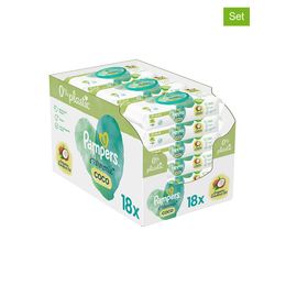 Pampers 18er-Set: Feuchtt&uuml;cher "Harmonie Coco" - 18x 42 St&uuml;ck - 11% | Baby-pflege-produkte