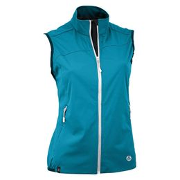 Maul Sport Softshellweste "Entschenkopf" in Petrol - 52% | Gr&ouml;&szlig;e 48 | Damen-outdoorjacken