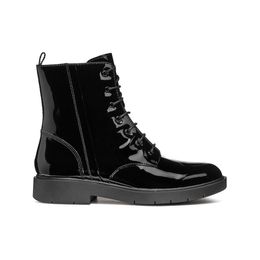 Geox Leder-Boots "Spherica" in Schwarz - 67% | Größe 36,5 | Damen-stiefel
