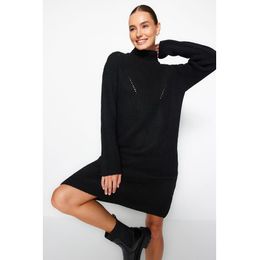 Trendyol Strickkleid in Schwarz - 64% | Größe L | Damen-kleider